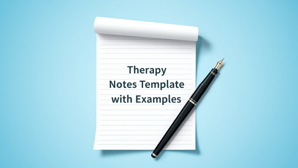 Therapy Notes Template with Examples