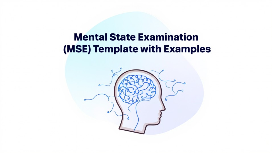 Mental State Examination (MSE) Template with Examples