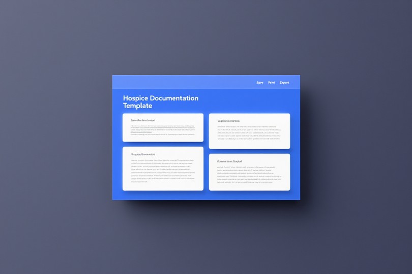 Hospice Documentation Template with Examples