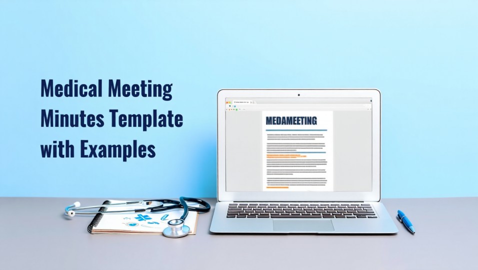 Medical Meeting Minutes Template with Examples