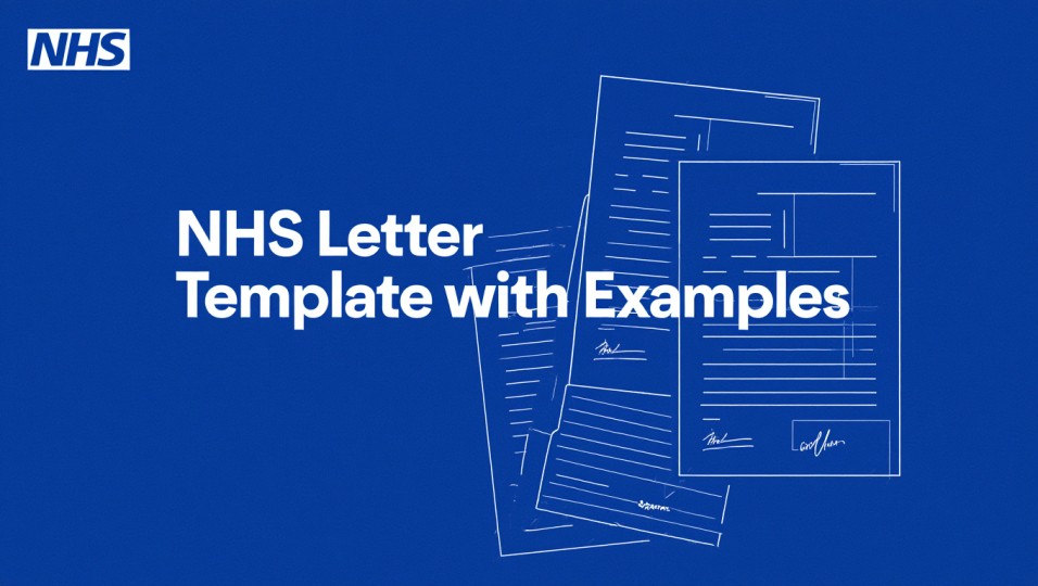 NHS Letter Template with Examples