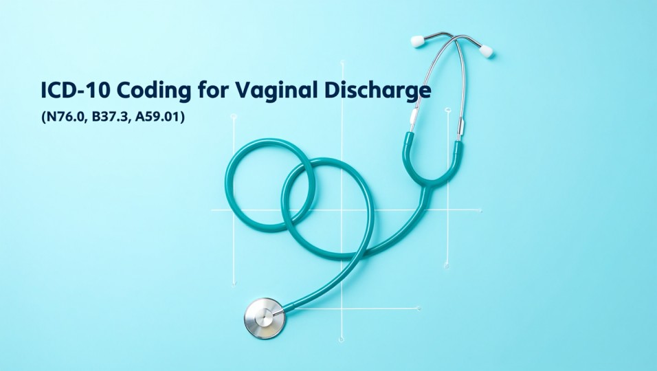 ICD-10 Coding for Vaginal Discharge(N76.0, B37.3, A59.01)