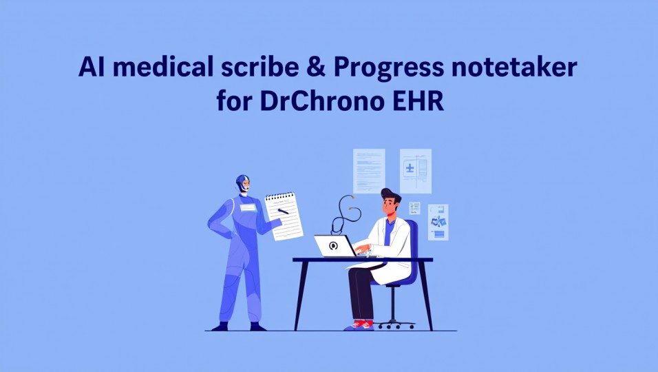 AI medical scribe & Progress notetaker for DrChrono EHR