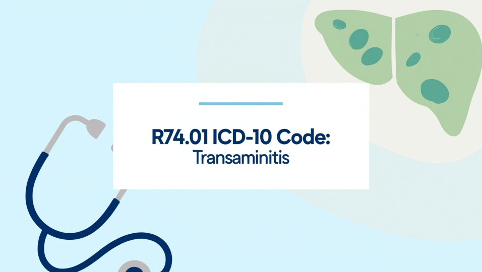 R74.01 ICD-10 Code: Transaminitis