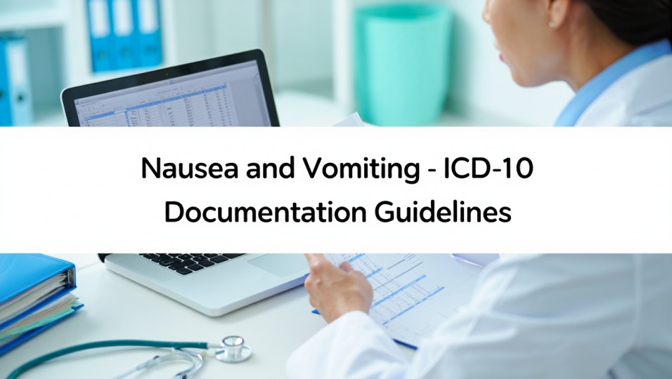 Nausea and Vomiting - ICD-10 Documentation Guidelines