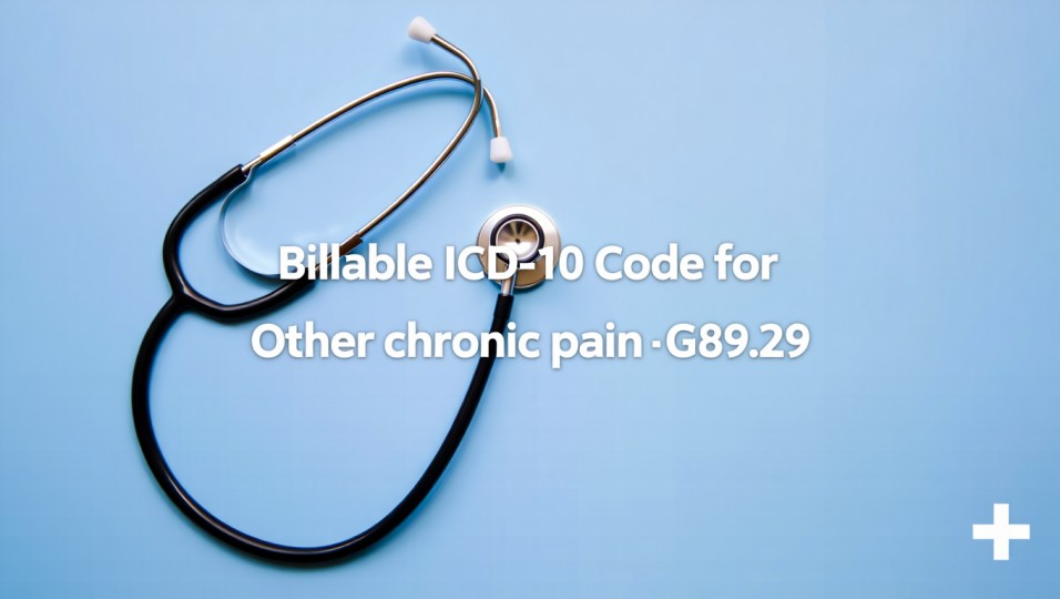 Billable ICD-10 Code for Other chronic pain - G89.29