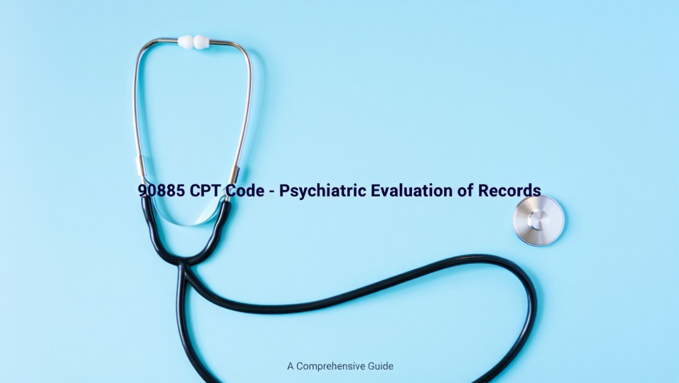 90885 CPT Code - Psychiatric Evaluation of Records