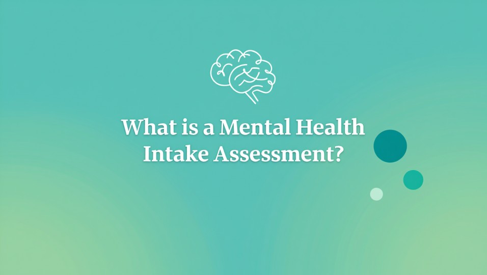 What is a Mental Health Intake Assessment?