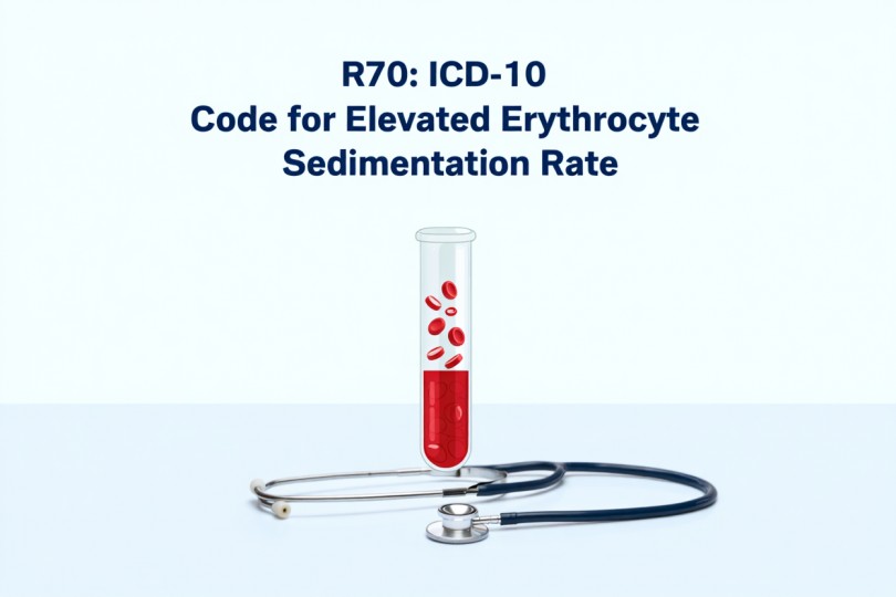 R70: ICD10 Code for Elevated erythrocyte sedimentation rate