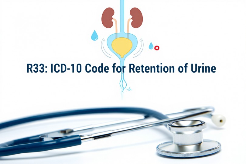 R33: ICD10 Code for Retention of urine