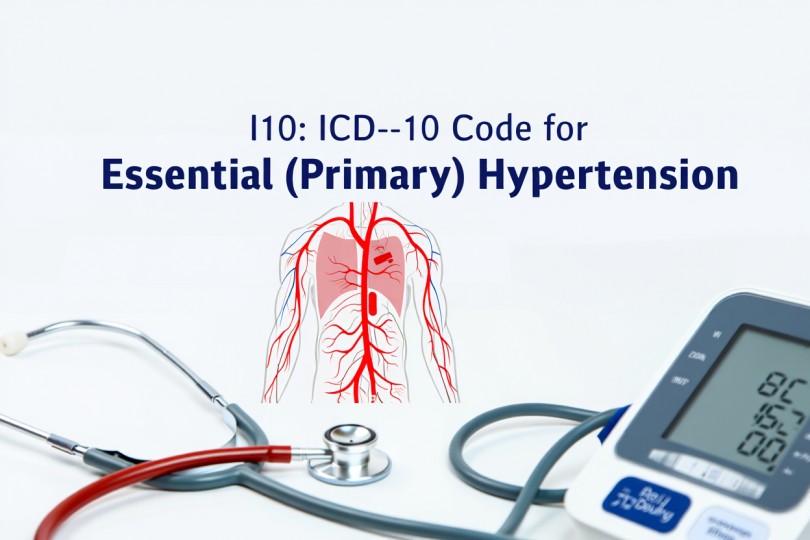 I10: ICD10 Code for Essential (primary) hypertension