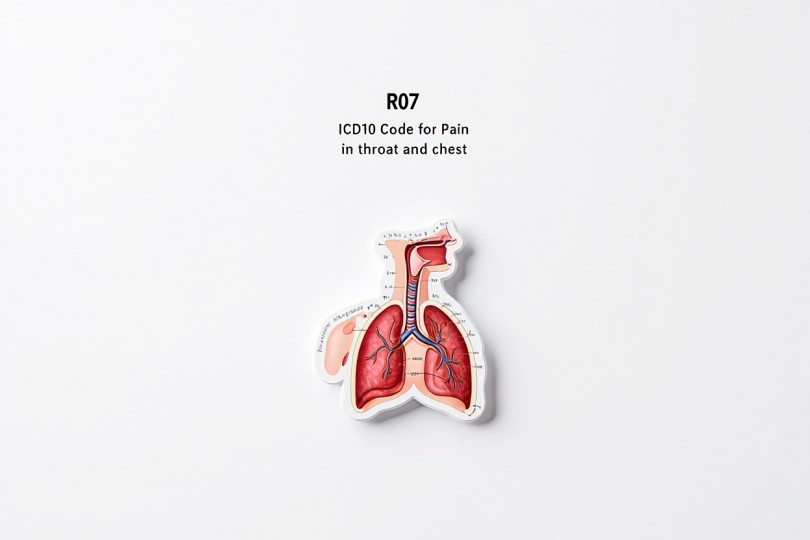 R07: ICD10 Code for Pain in throat and chest