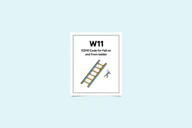 W11: ICD10 Code for Fall on and from ladder