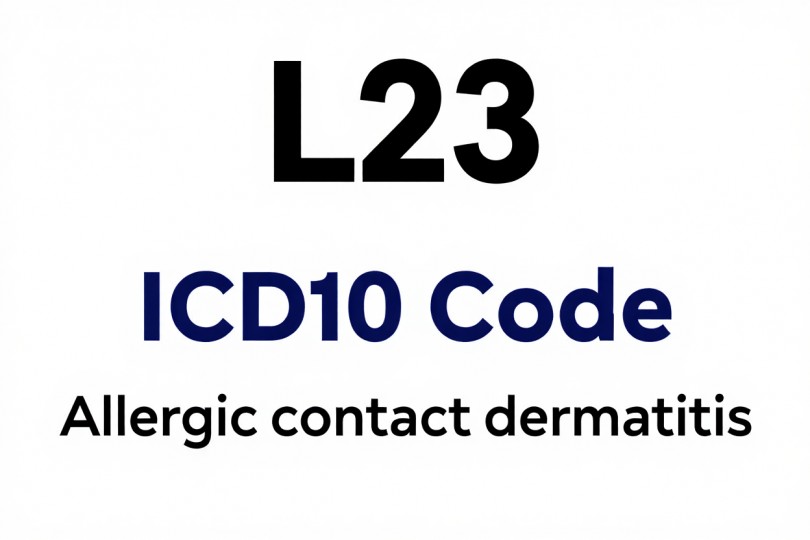 L23: ICD10 Code for Allergic contact dermatitis