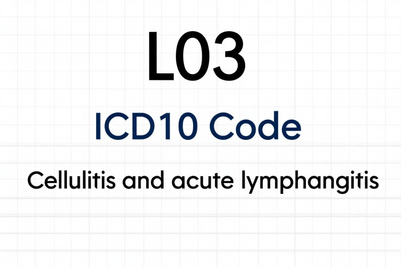 L03: ICD10 Code for Cellulitis and acute lymphangitis