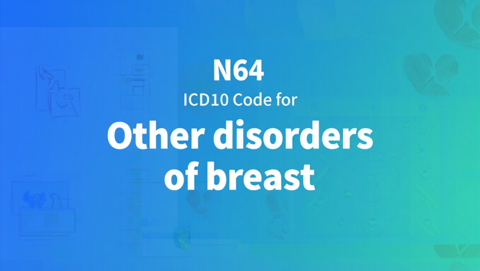N64: ICD10 Code for Other disorders of breast