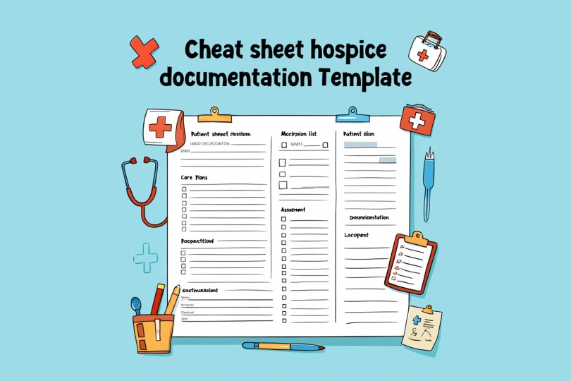 Cheat sheet hospice documentation Template