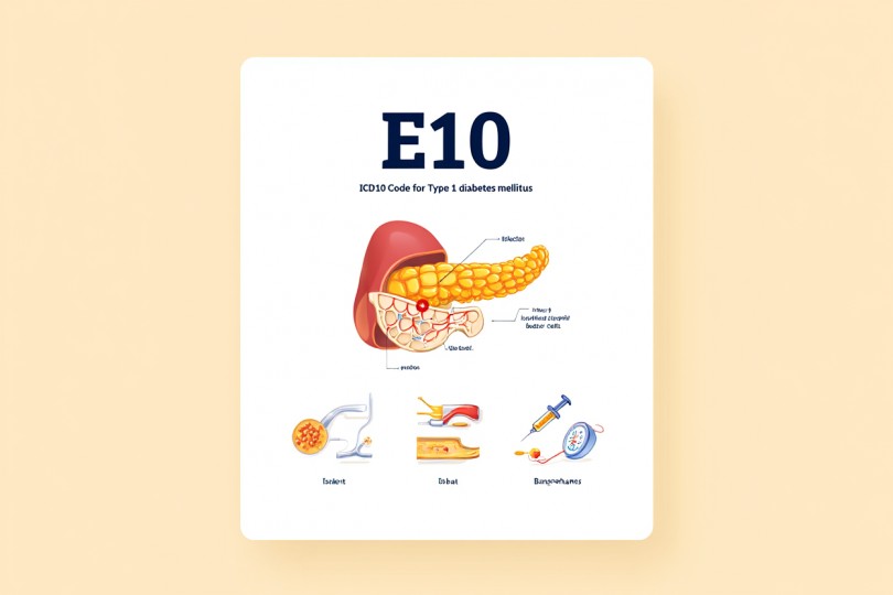 E10: ICD10 Code for Type 1 diabetes mellitus