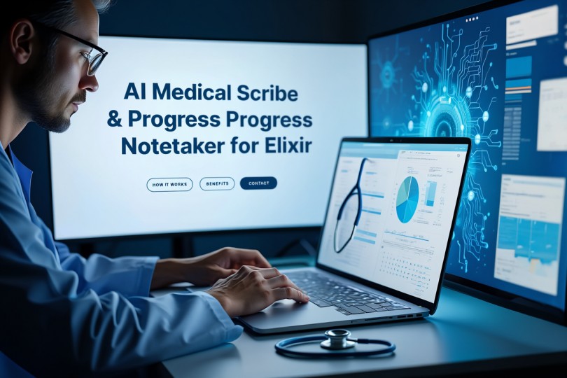 AI medical scribe & Progress notetaker for Elixir