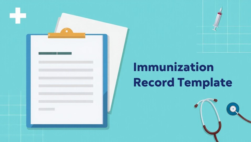 Immunization Record Template