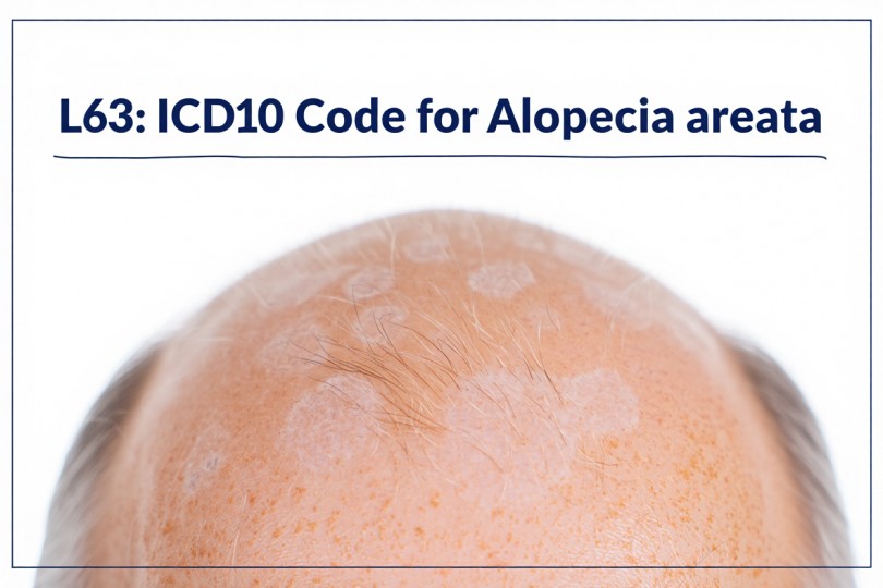 L63: ICD10 Code for Alopecia areata