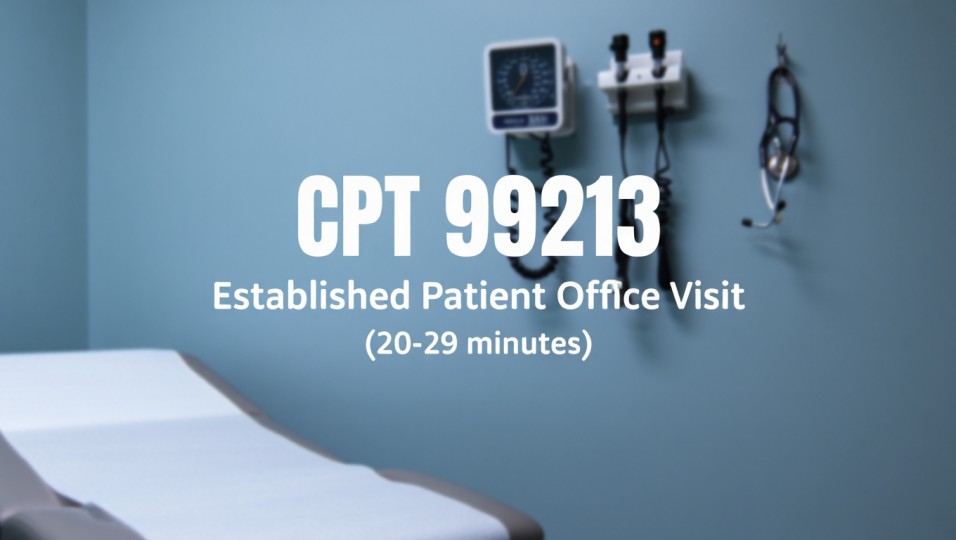 CPT 99213 - Established Patient Office Visit (20-29 minutes)
