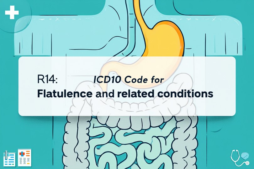 R14: ICD10 Code for Flatulence and related conditions