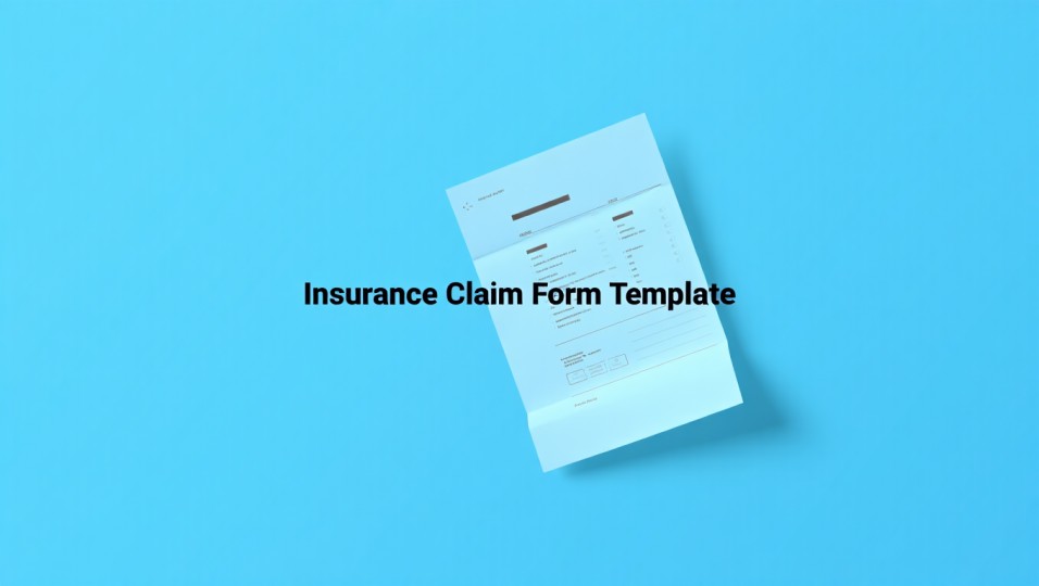 Insurance Claim Form Template