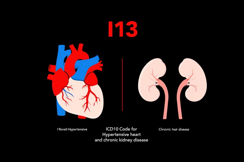 I13: ICD10 Code for Hypertensive heart and chronic kidney disease