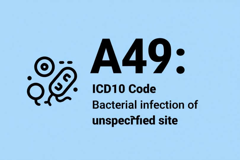 A49: ICD10 Code for Bacterial infection of unspecified site