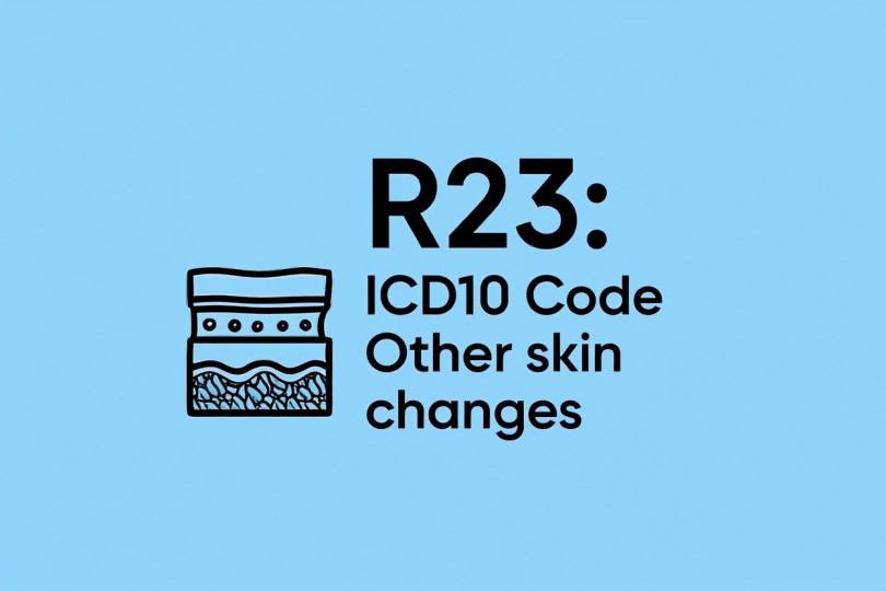 R23: ICD10 Code for Other skin changes