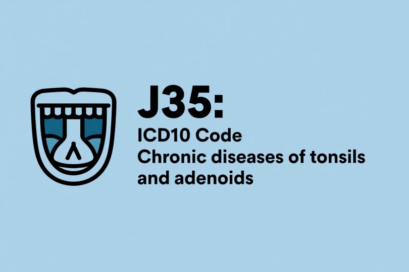 ICD10 Code for Chronic diseases of tonsils and adenoids