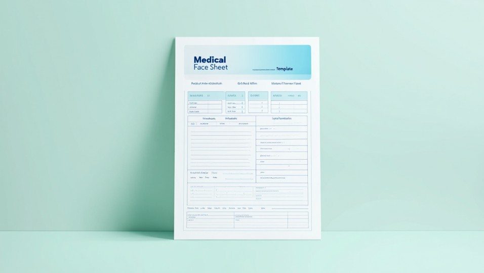 Medical Face Sheet Template
