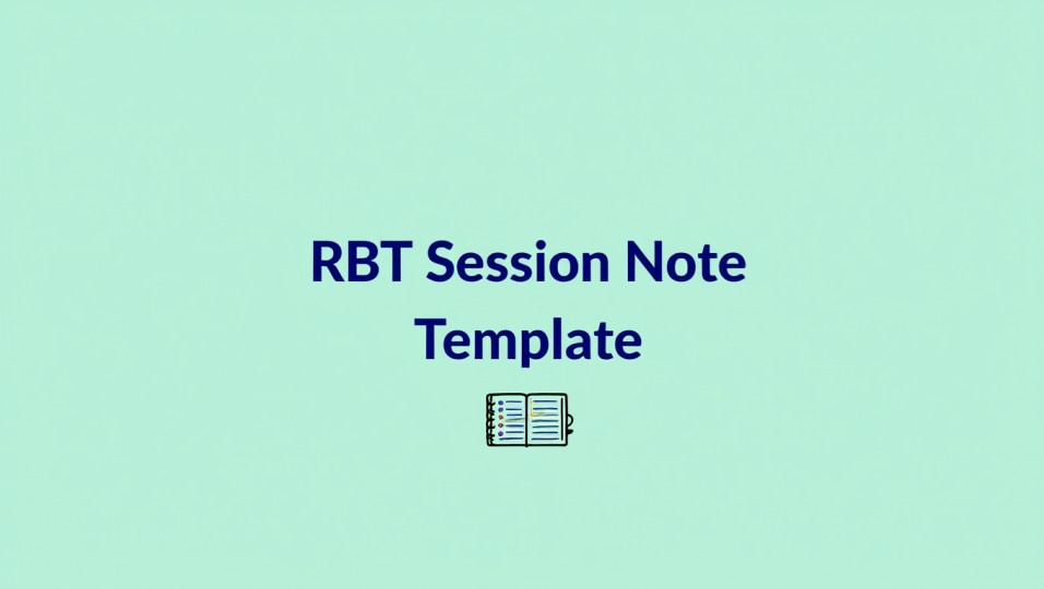 RBT Session Note Template
