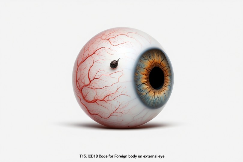 T15: ICD10 Code for Foreign body on external eye