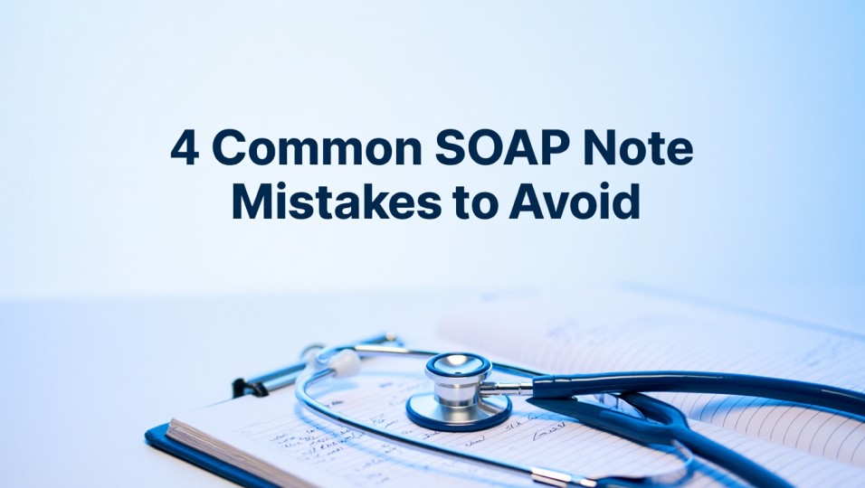 4 Common SOAP Note Mistakes to Avoid