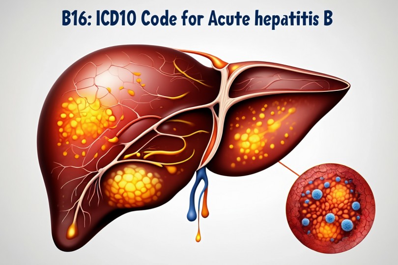 B16: ICD10 Code for Acute hepatitis B