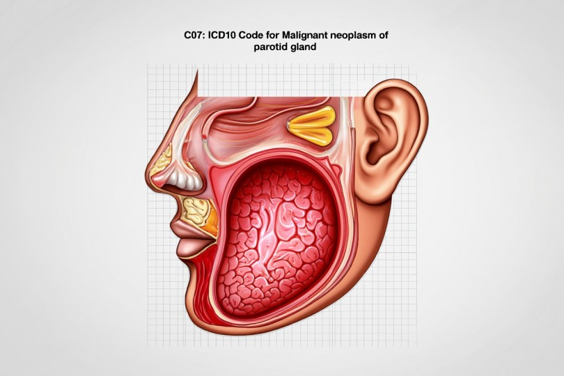 C07: ICD10 Code for Malignant neoplasm of parotid gland
