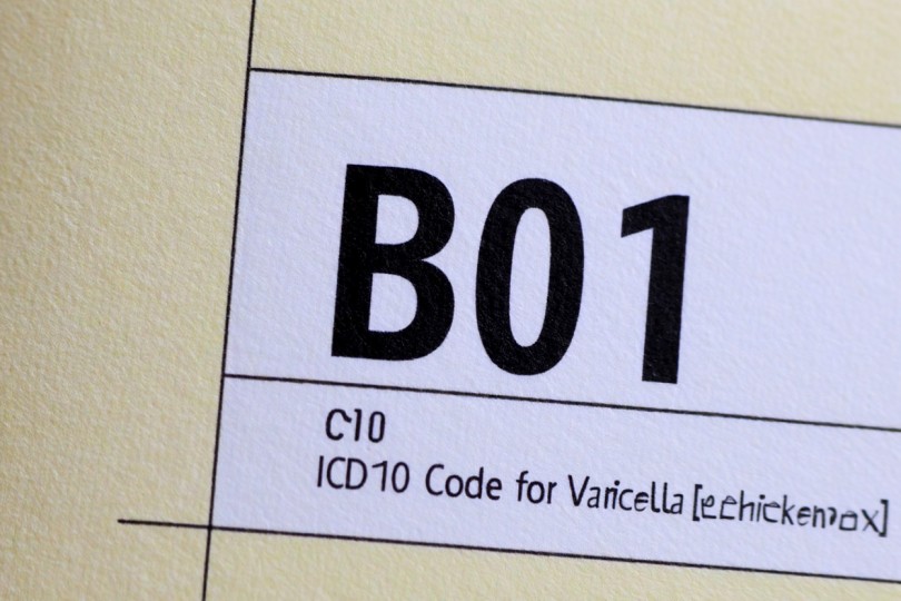 B01: ICD10 Code for Varicella [chickenpox]
