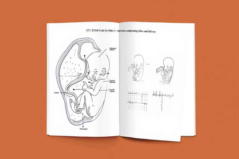 O77: ICD10 Code for Other fetal stress complicating labor and delivery