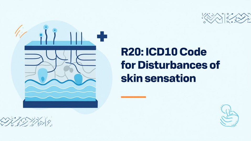 R20: ICD10 Code for Disturbances of skin sensation