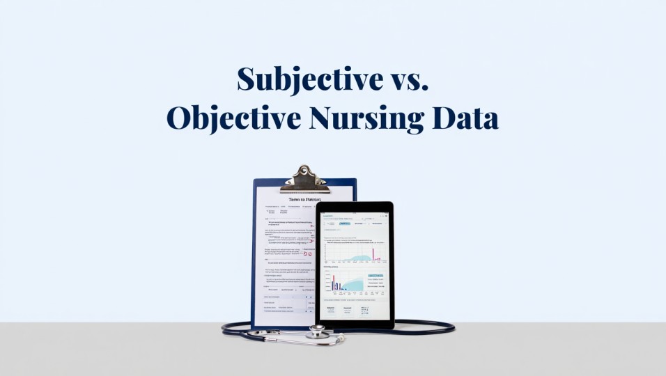 Subjective vs. Objective Nursing Data