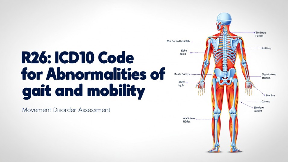 R26: ICD10 Code for Abnormalities of gait and mobility