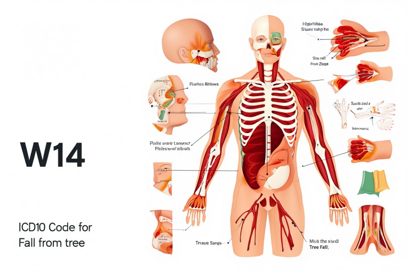 W14: ICD10 Code for Fall from tree