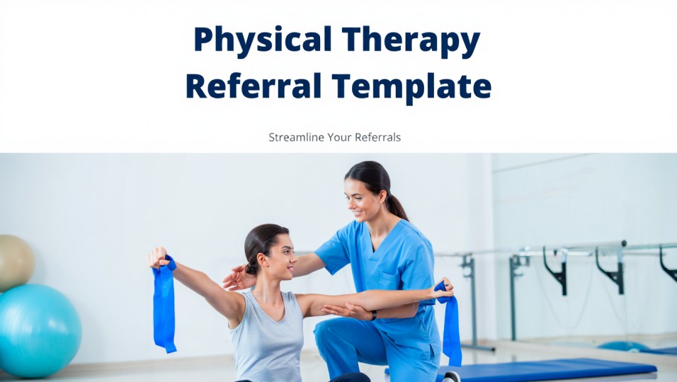 Physical Therapy Referral Template