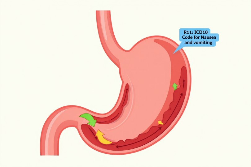 R11: ICD10 Code for Nausea and vomiting