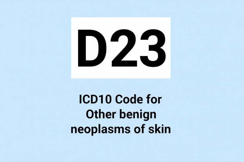 D23: ICD10 Code for Other benign neoplasms of skin