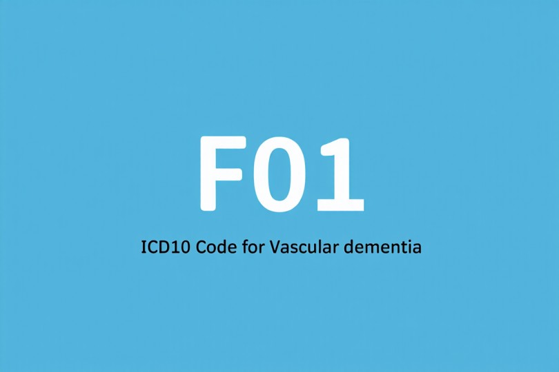 F01: ICD10 Code for Vascular dementia