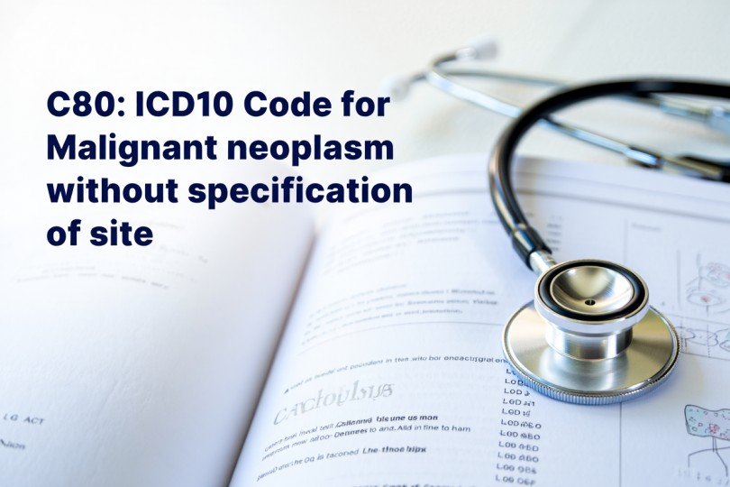 C80: ICD10 Code for Malignant neoplasm without specification of site