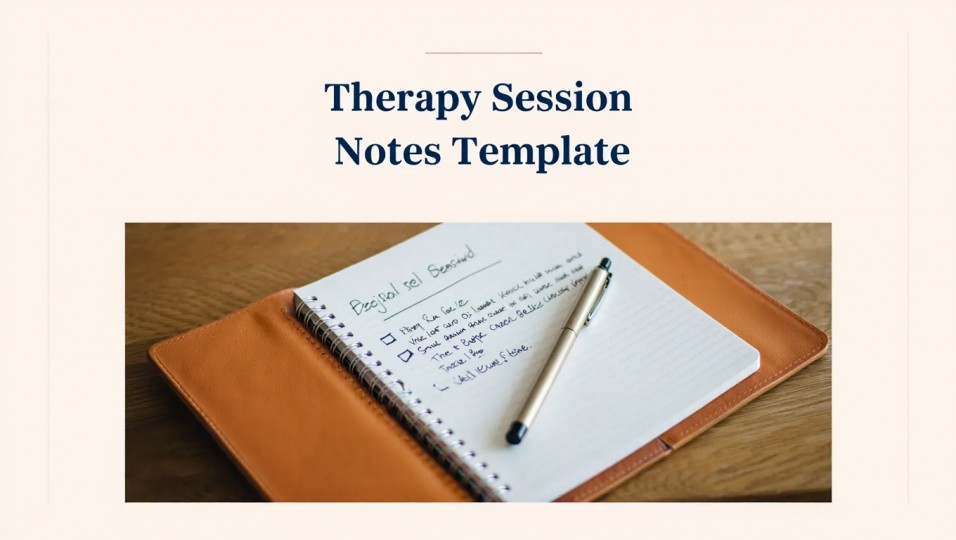 Therapy Session Notes Template